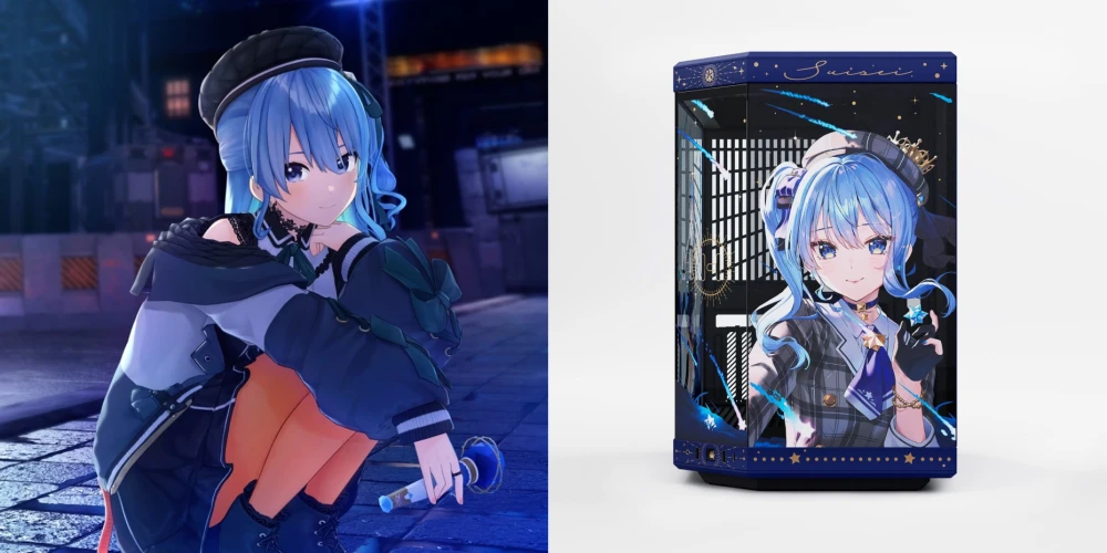 HYTE Rilis Casing PC dan Aksesoris Bertema VTuber Hoshimachi Suisei ...